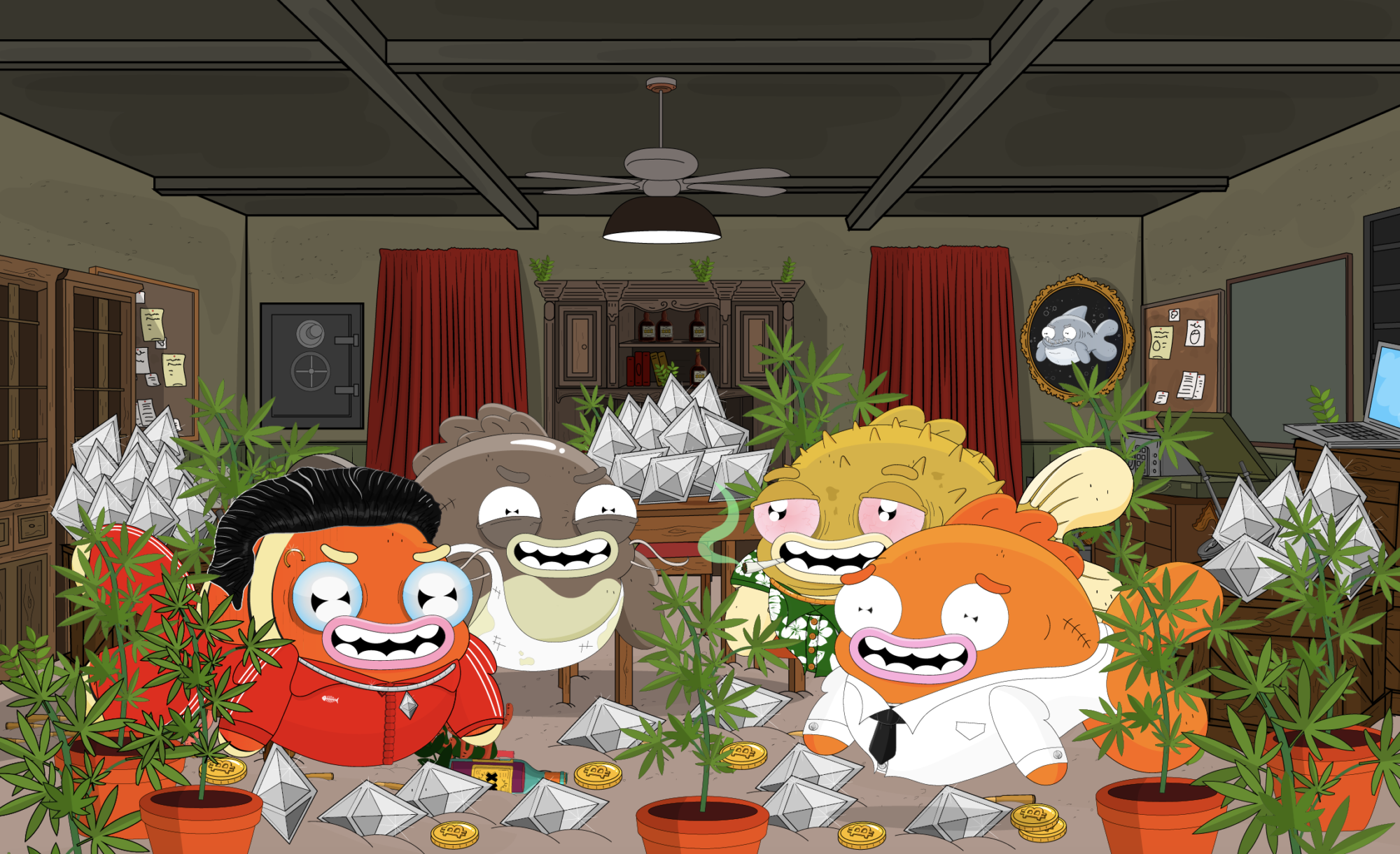 Animation – Based Fish Mafia